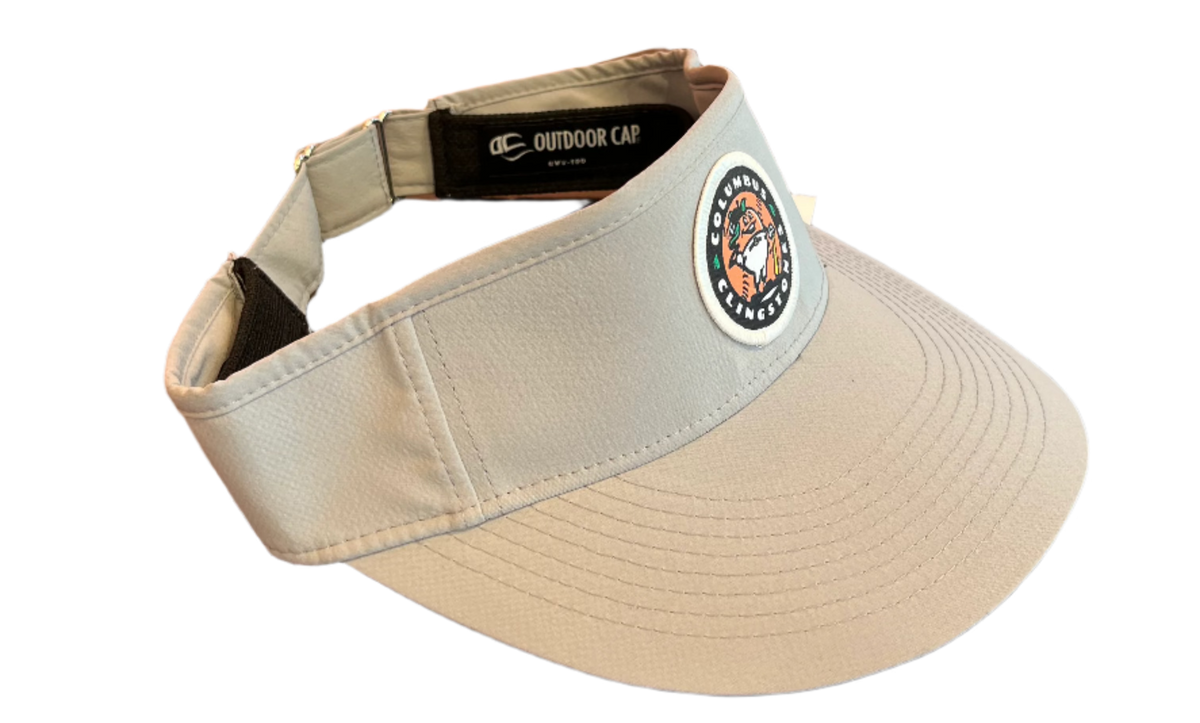 Light Grey Visor – Columbus Clingstones Official Store